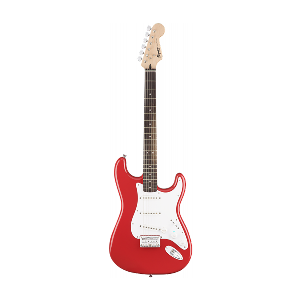 GUITARRA ELECTRICA SQUIER FENDER, STRATOCASTER, ROJO | Red Music Store